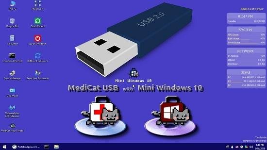 Medicat USB 21.12 (Mini Windows 10 x64) - FC Portables