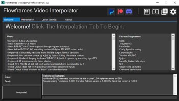Portable Flowframes Video Interpolator 1.40.0 (All Models Included ...