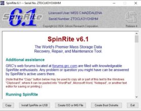 Portable SpinRite 6.1.4 - FC Portables